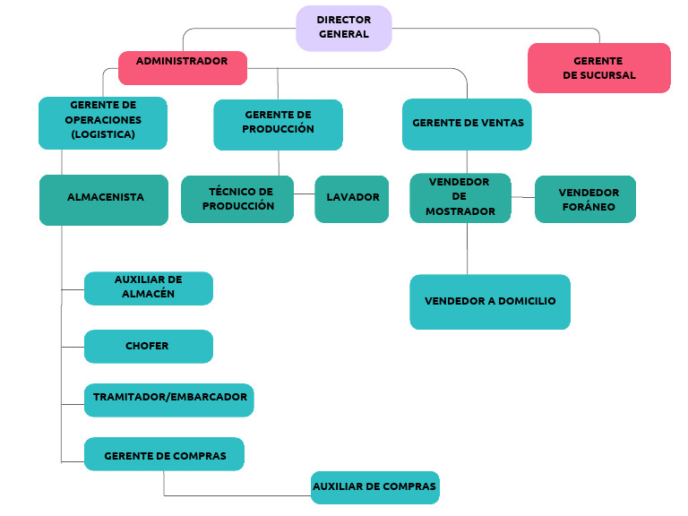 White Colorful Minimalist and Clean Organizational Structure Chart ...