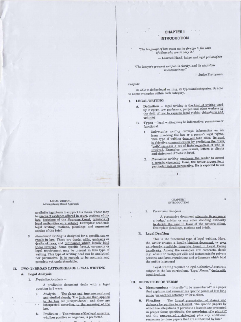 Tabucanon Legal-Writing Compressed | PDF