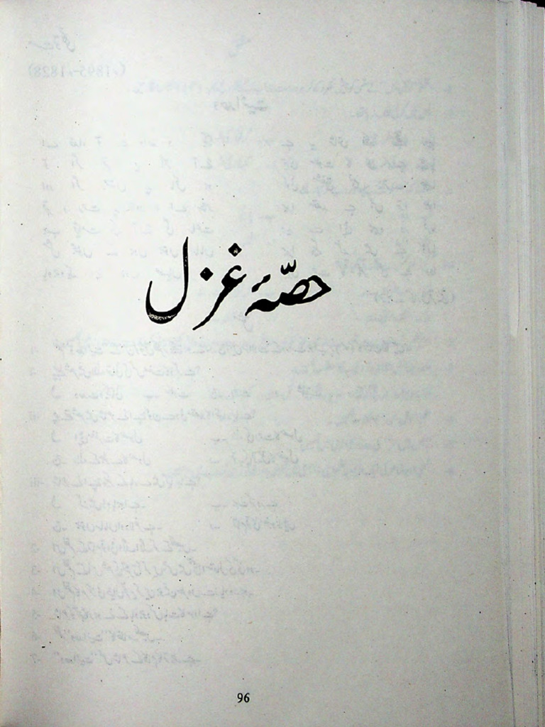 z.Ghazal 1 | PDF