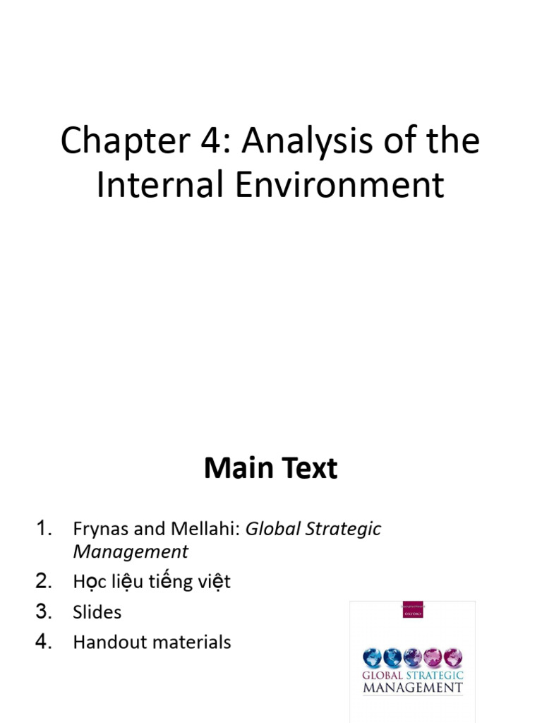 Internal Environment Analysis for Strategy | PDF | Competitive Advantage | Swot Analysis