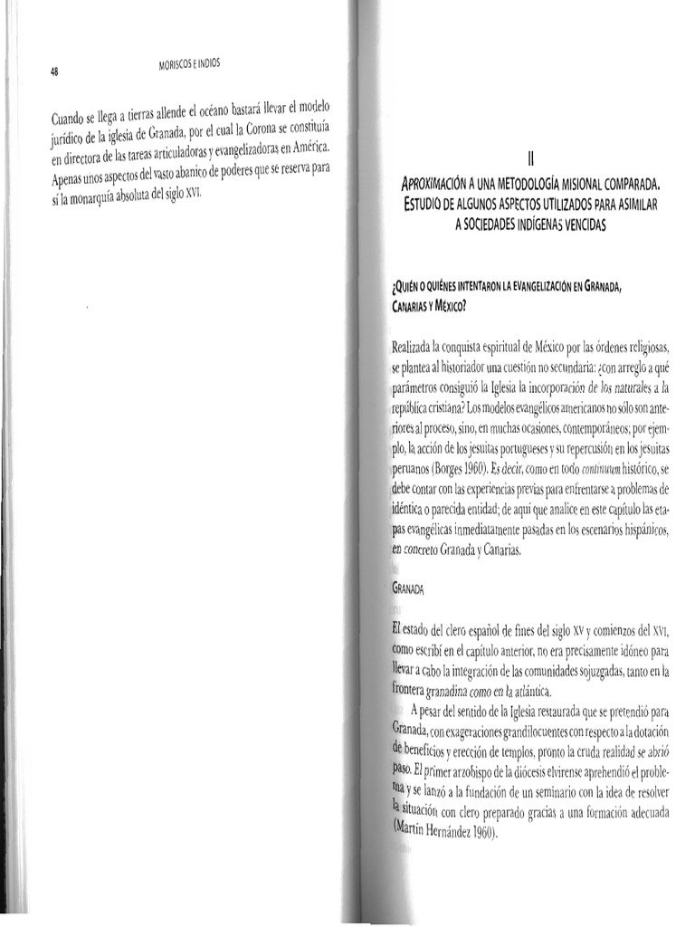 Aproximación A Una Metodología Misional Comparada. Estudio de Algunos ...