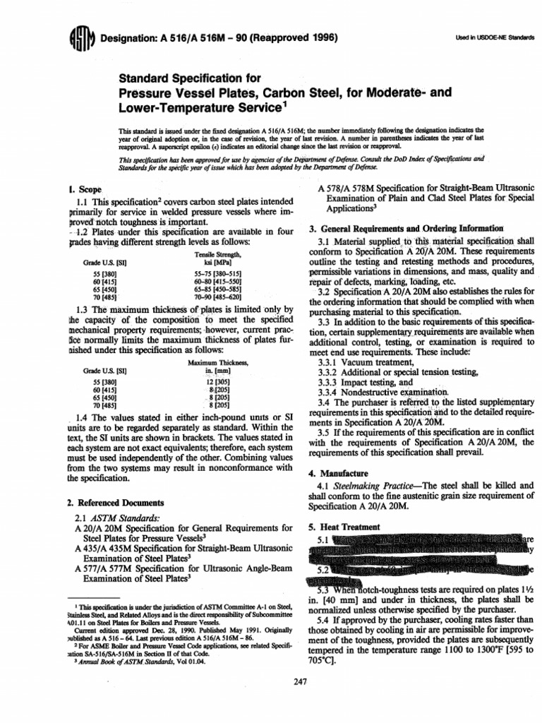 Astm A516 | PDF