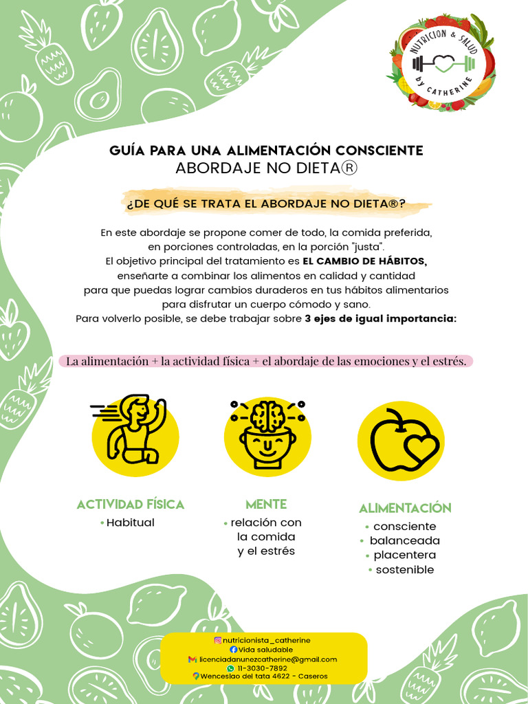 Guia para Una Alimentacion Consciente VEGETARIANA | PDF | Alimentos ...