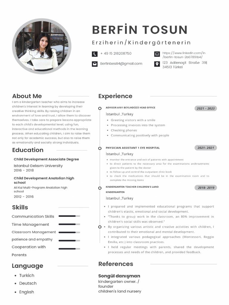 Professional Modern CV Resume | PDF