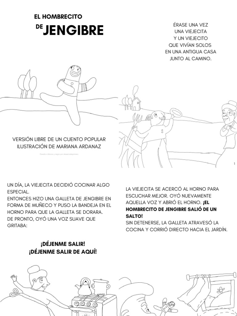 Hombrecito de Jengibre Imp Mayúscula | PDF