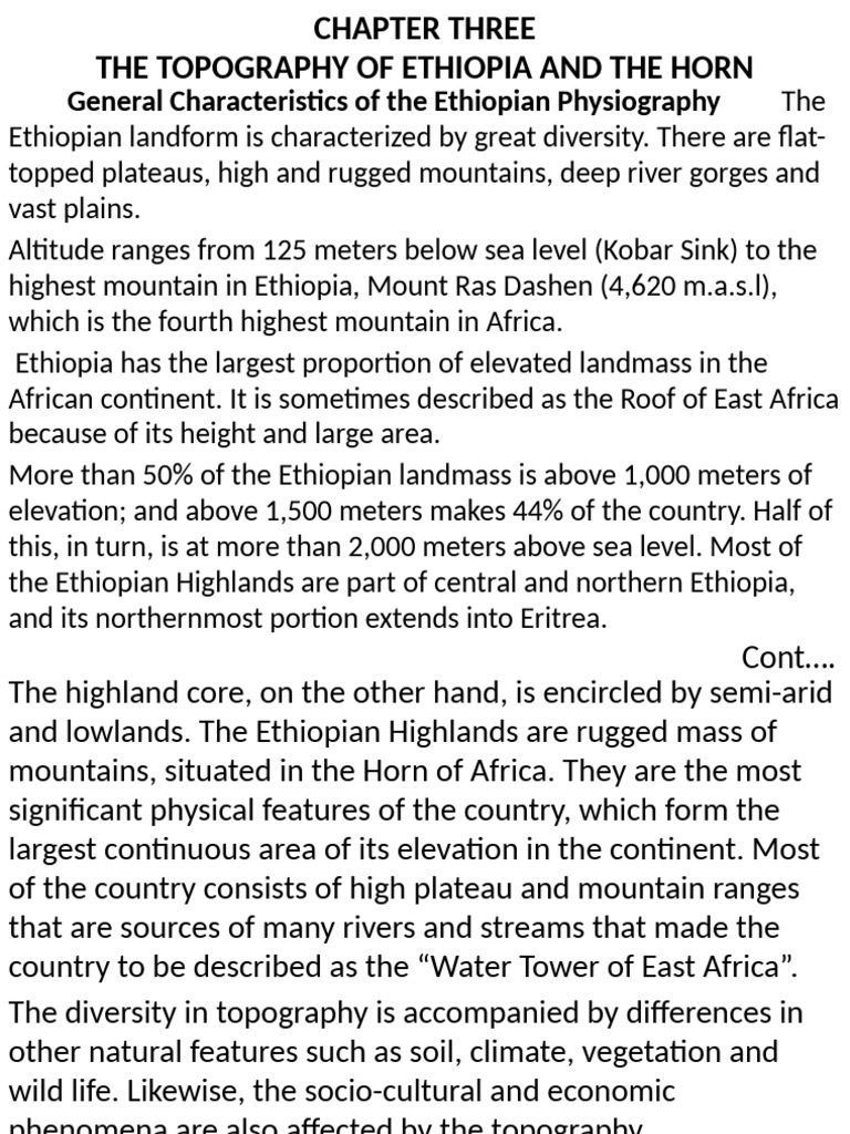 Geography Chapter 3 | PDF | Plateau | Mountains