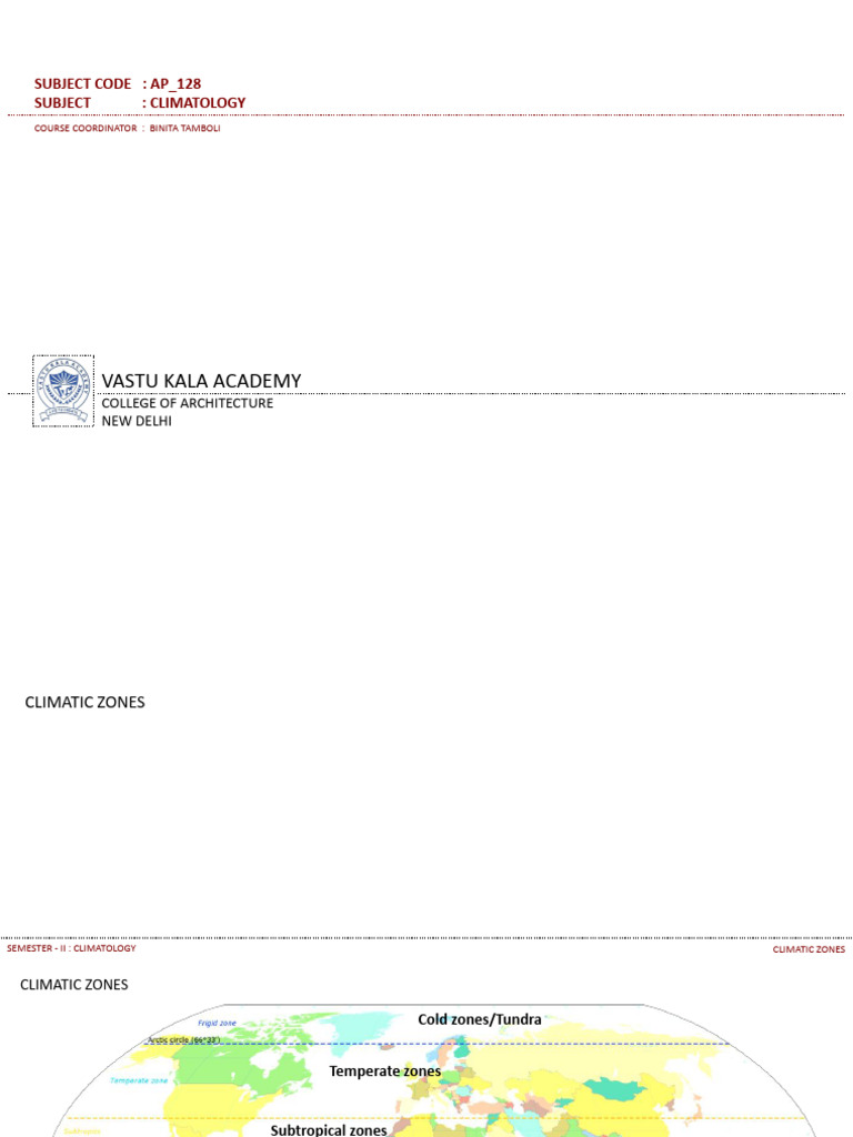 Climatology: Understanding Climatic Zones | PDF | Temperate Climate ...