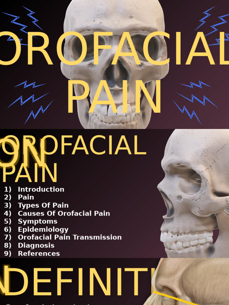 Orofacial Pain YashK | PDF | Pain | Stimulus (Physiology)