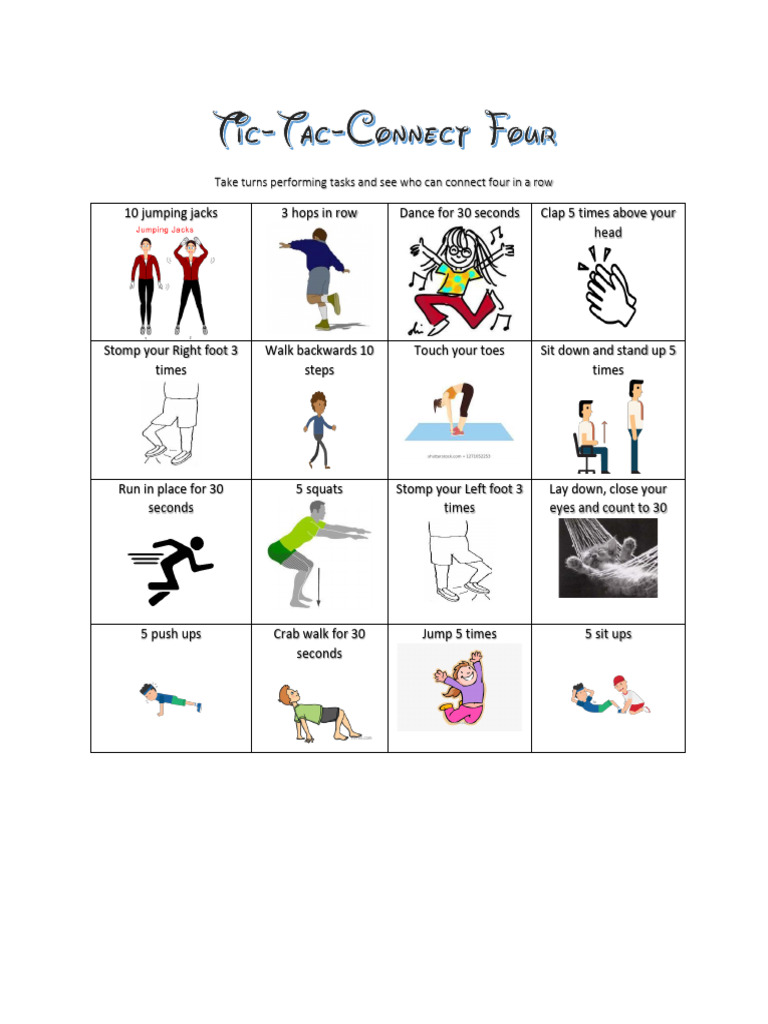 Tic Tac Connect 4 | PDF
