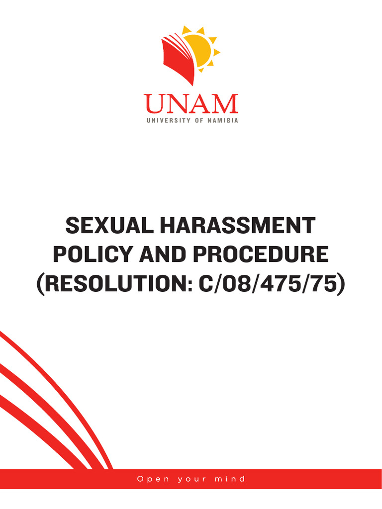 UNAM Sexual Harassment Policy Overview | PDF | Sexual Harassment | Justice