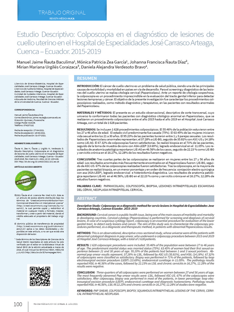 659 Texto Del Articulo 1065 1 10 20211217 | PDF | Medicina CLINICA | Medicina