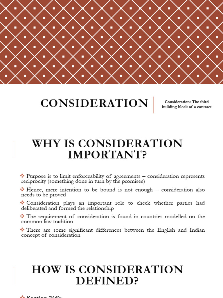 4 Consideration | PDF | Consideration | Estoppel