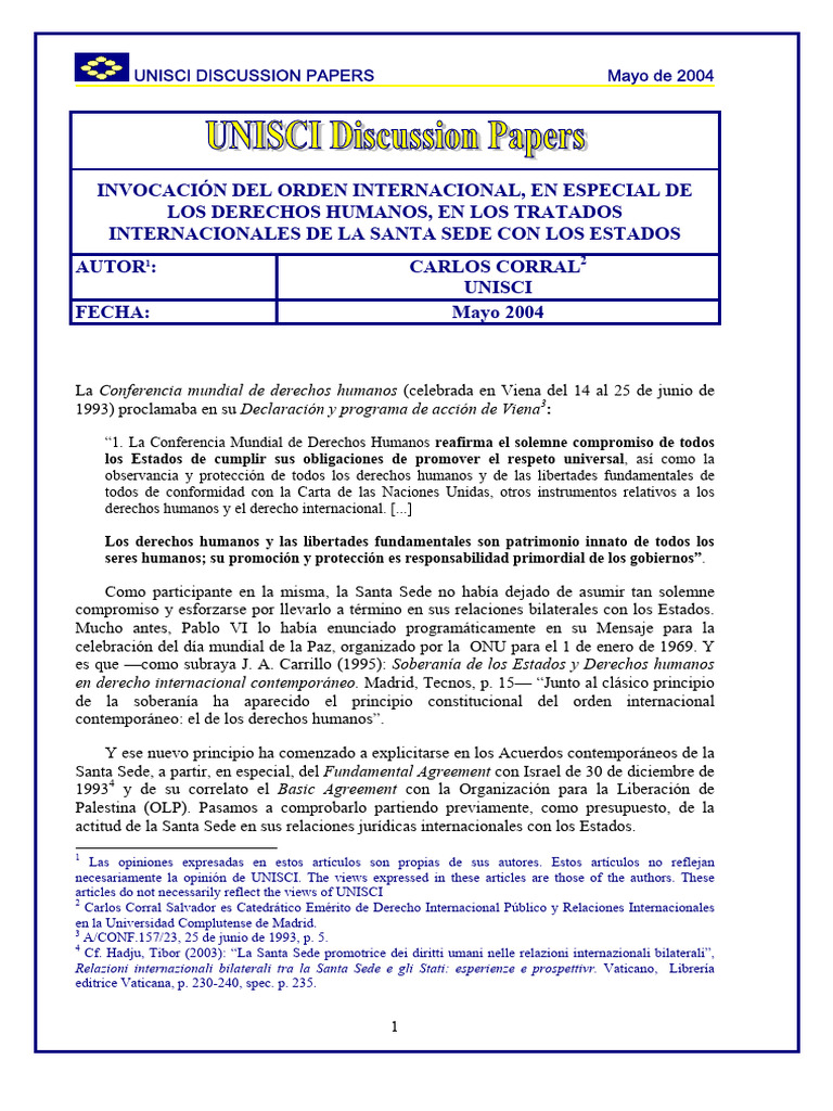 ecob%2C+UNIS0404230015A.PDF | PDF | Derechos humanos | Política mundial