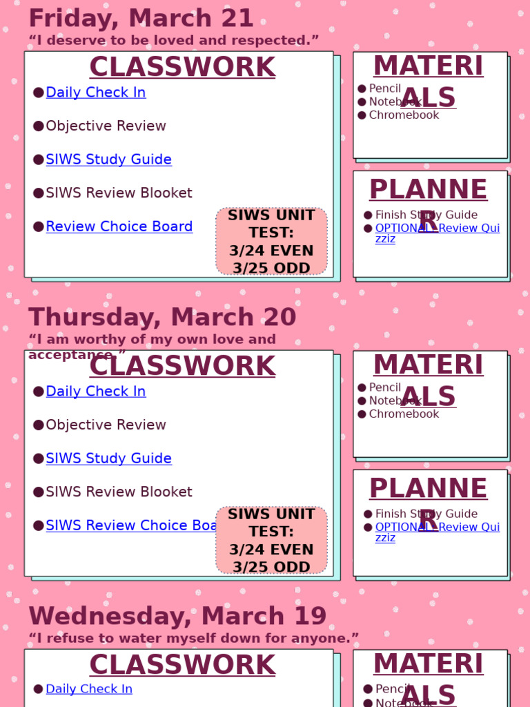 Canvas Agenda Slides | PDF | Mathematics