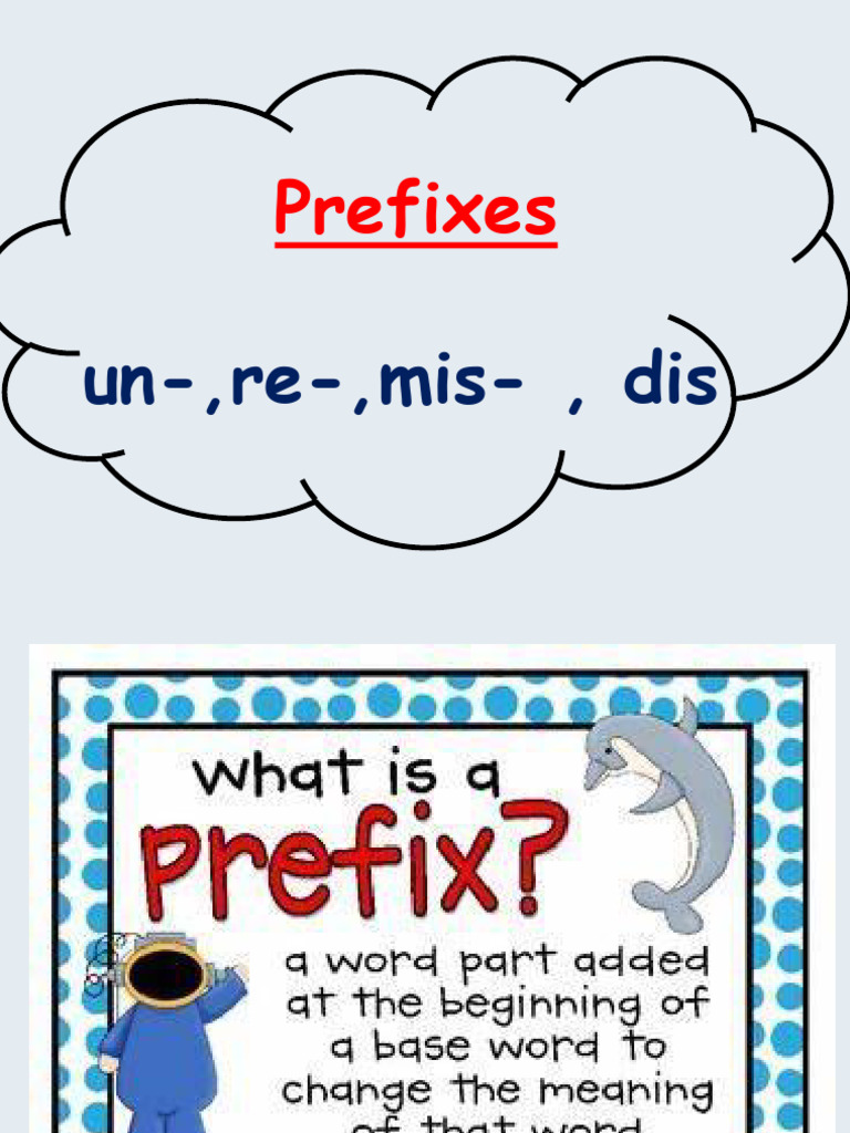 Prefixes: Un-,re-,mis-, Dis | PDF