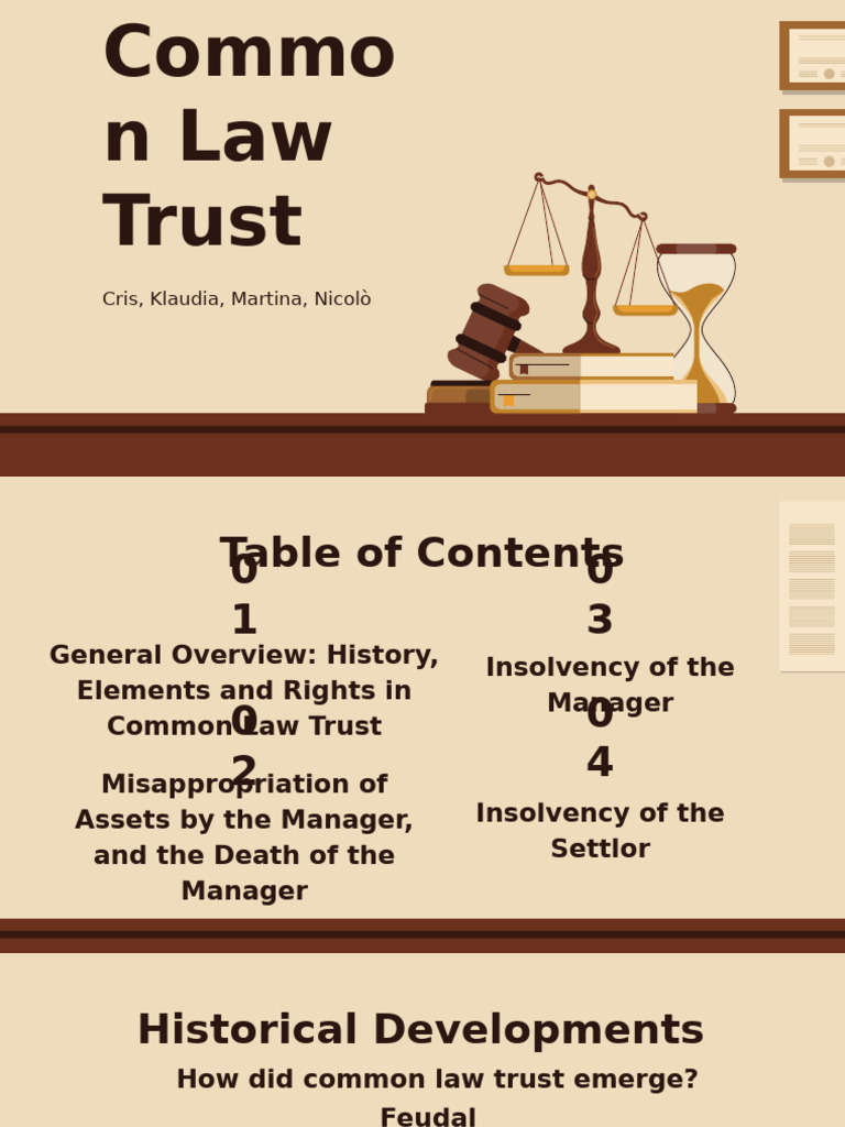 Common Law Trust - Property Presentation-2 | PDF | English Trust Law ...