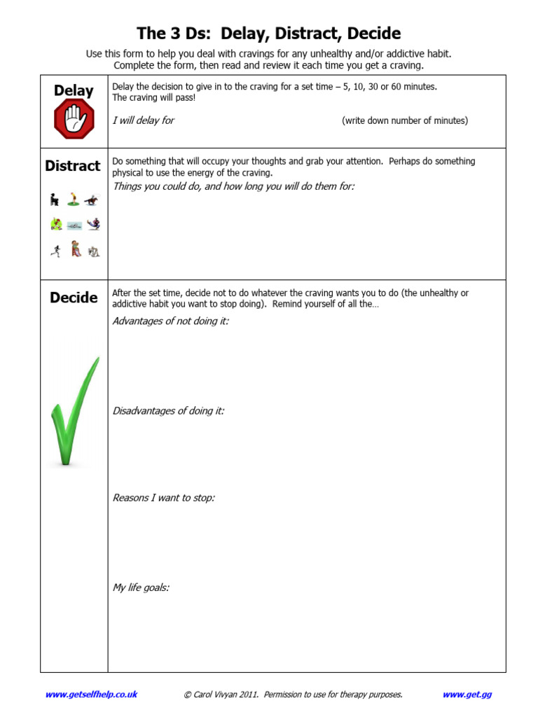The Three Ds - Delay, Distract, and Decide | PDF
