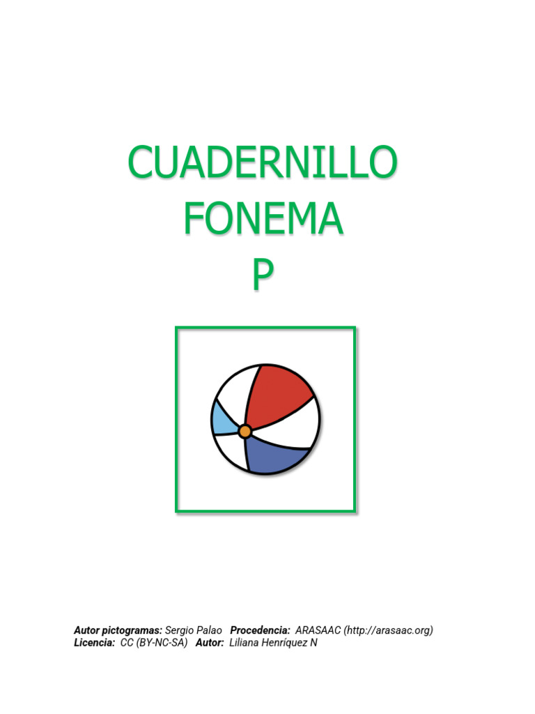 Cuadernillo Fonema P | PDF