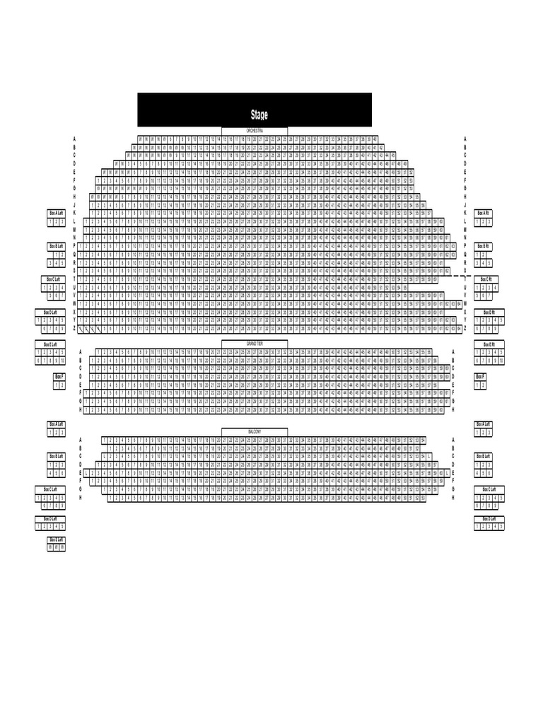 Whitney Hall Seating Map 1 | PDF