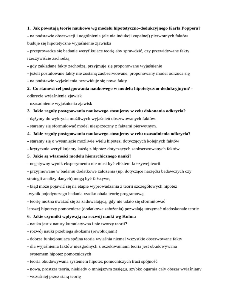 Skrypt Metodologia | PDF