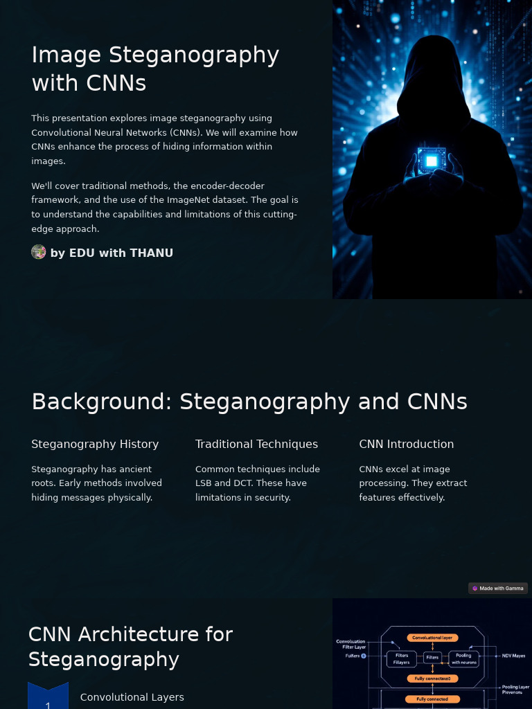 Image Steganography With CNNs | PDF | Applied Mathematics | Artificial Intelligence