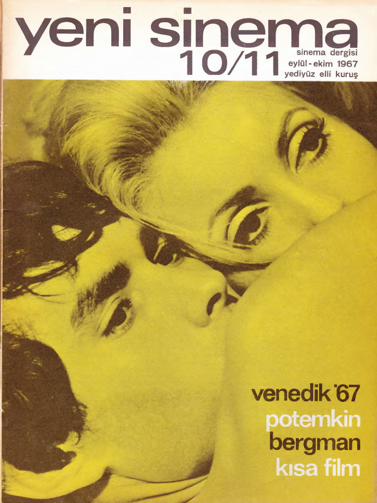 Yeni Sinema Sayı 10-11 Eylül-Ekim 1967 | PDF