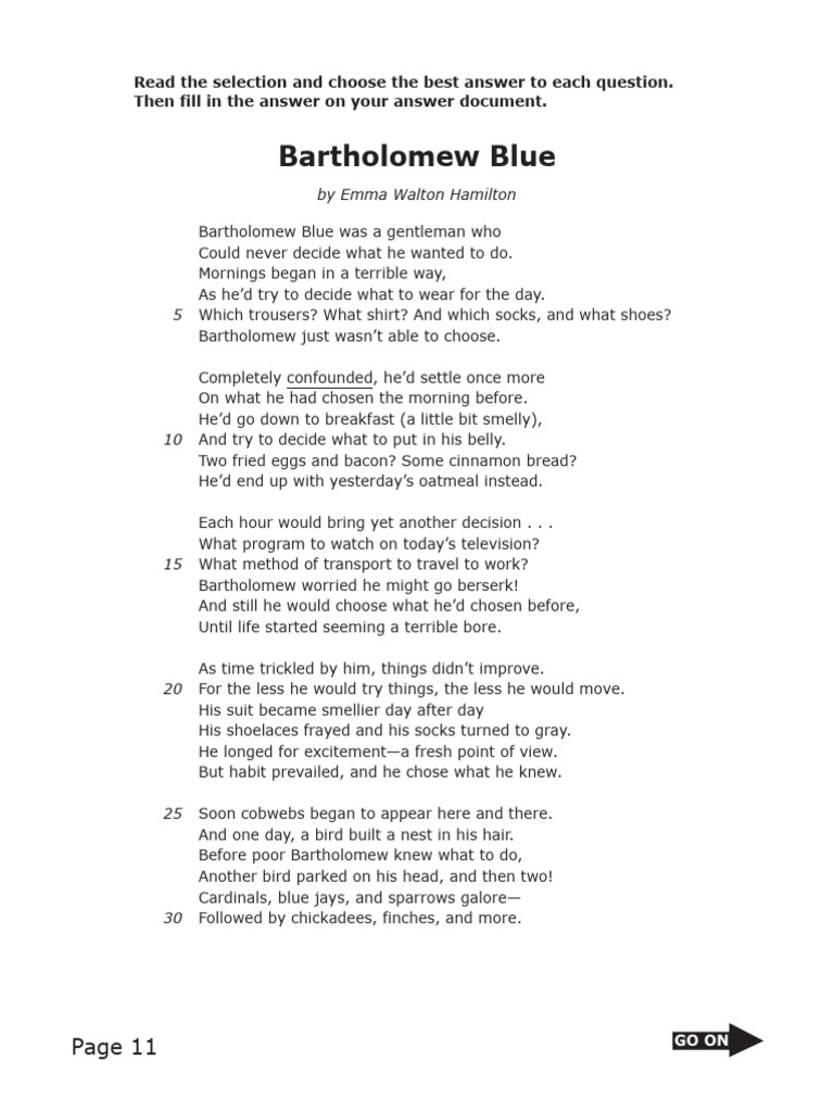 Elissa Wade - Bartholomew Blue | PDF