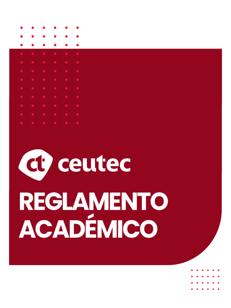 Reglamento Académico CEUTEC | PDF | Plan de estudios | Evaluación
