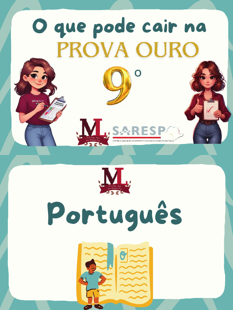 CONTEÚDO PROVA OURO 9ºANO | PDF