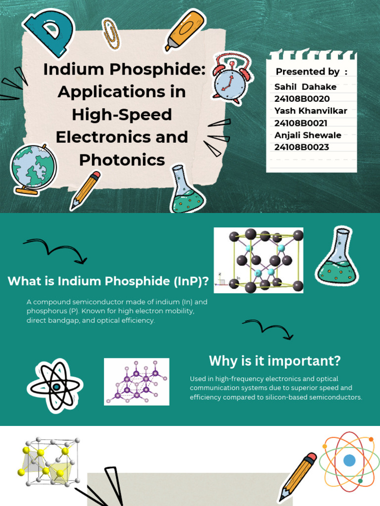 Indium Phosphide Chemistry 20250315 234247 0000 | PDF | Photonics | Electrical Engineering