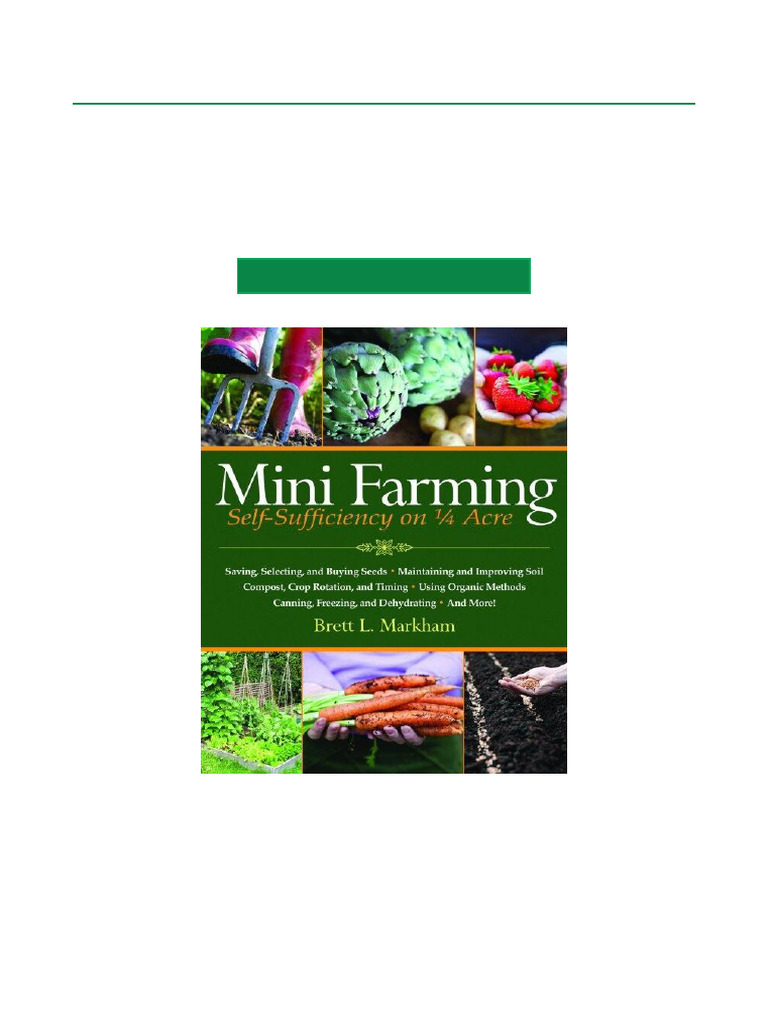 Mini Farming Self-Sufficiency Guide | PDF