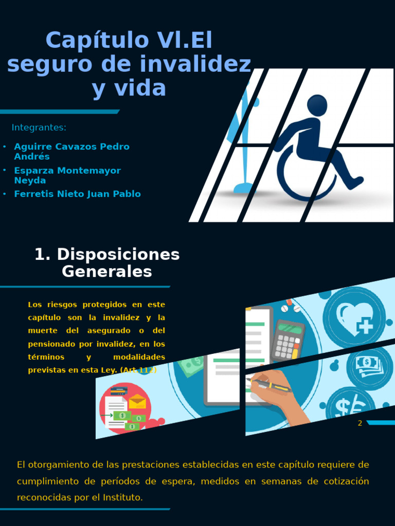 Capitulo Vl-El Seguro de Invalidez y Vida | PDF | Pensión | Seguro