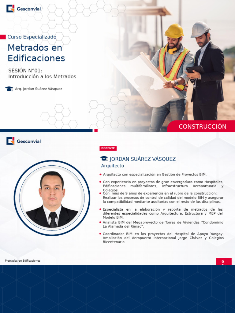 Metrados en Edificaciones: Introducción | PDF