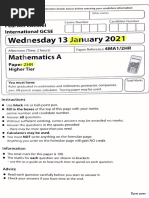 MathsWithDan Edexcel GCSE Maths Predicted Paper 2 June 2025 Higher ...