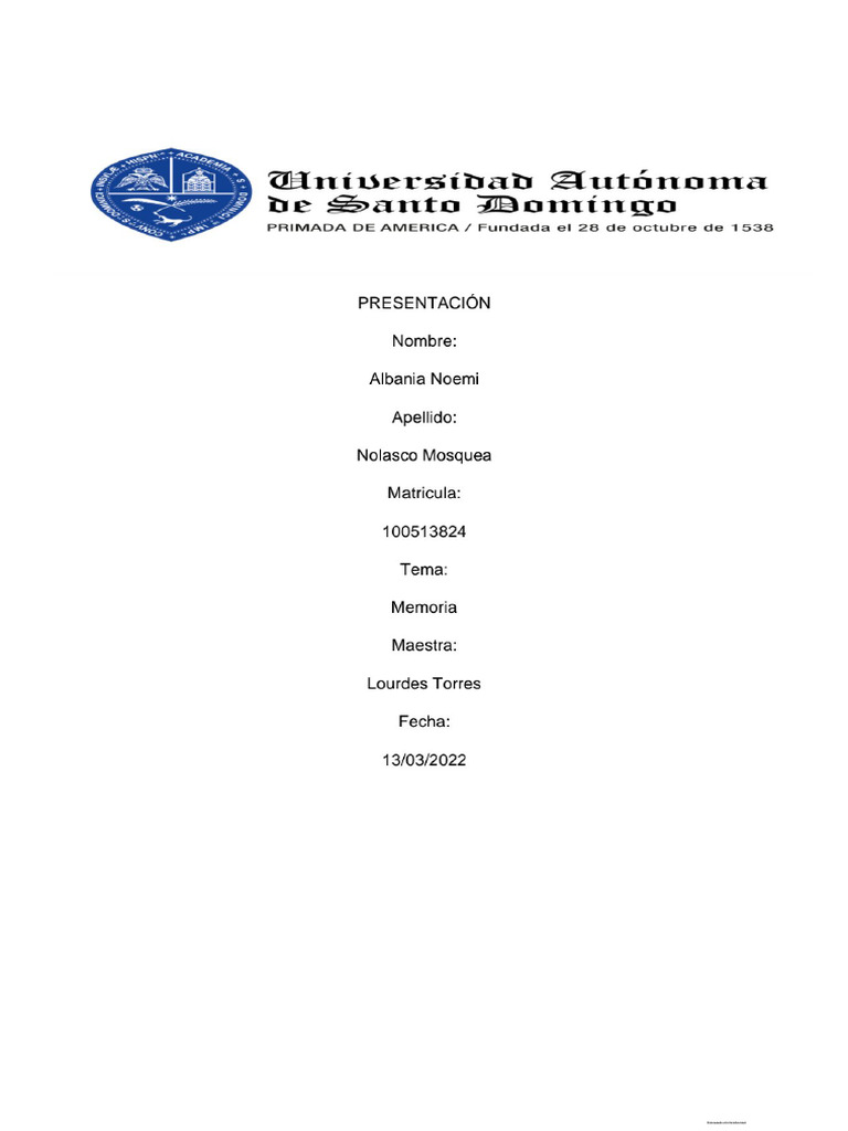 'informe #5' Memoria | PDF