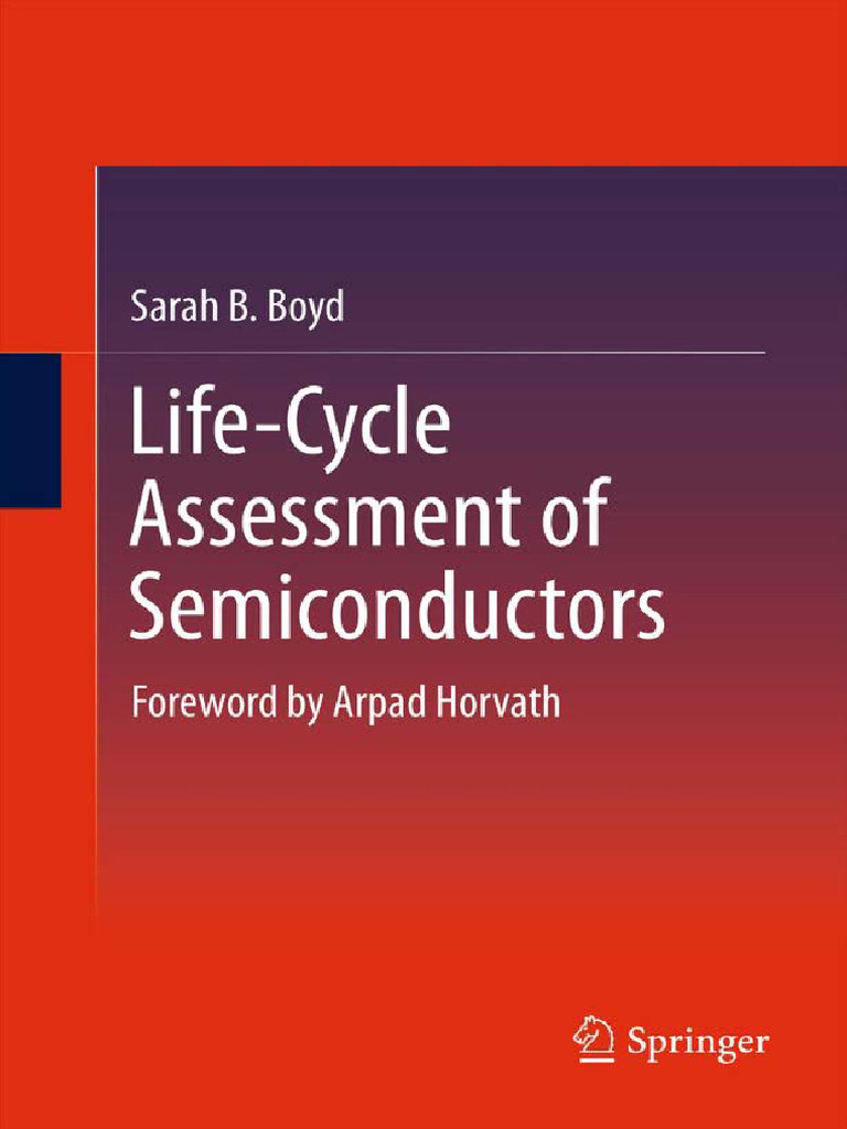 Life-Cycle Assesment of Semiconductors Springer | PDF | Life Cycle ...