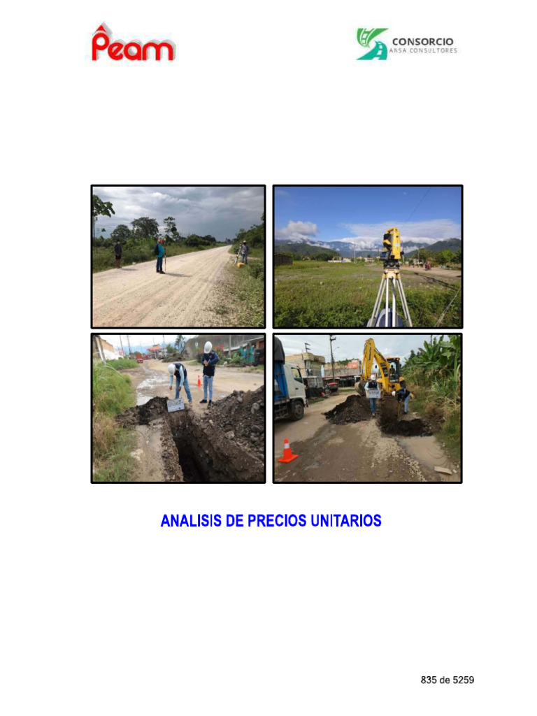 Analisis de Precios Unitarios | PDF