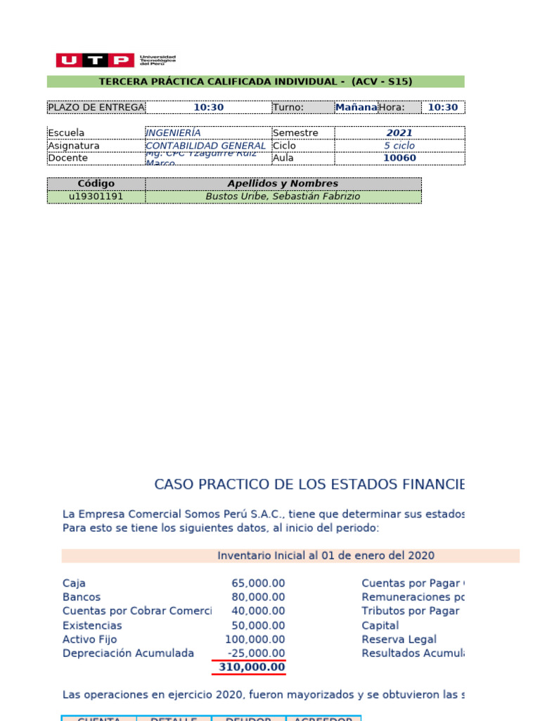 Estados Financieros de Somos Perú S.A.C. | PDF | Hoja de balance ...