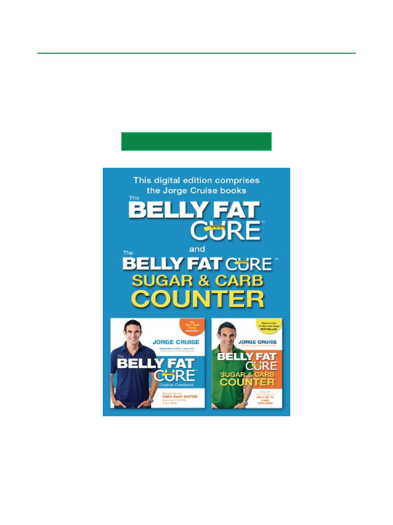 Just Released The Belly Fat Cure Combo Pack Direct Download | PDF