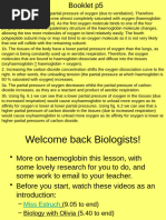 AQA A-level Biology: Haemoglobin Worksheet | PDF | Hemoglobin | Oxygen