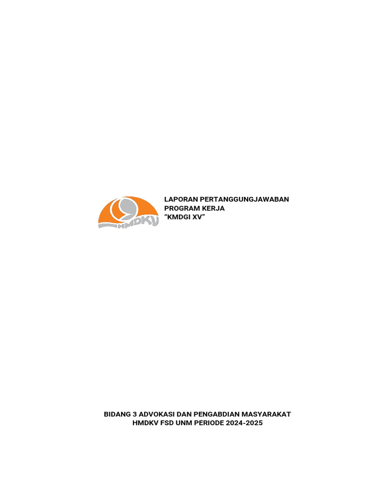 LPJ Kmdgi XV Bidang 3 | PDF