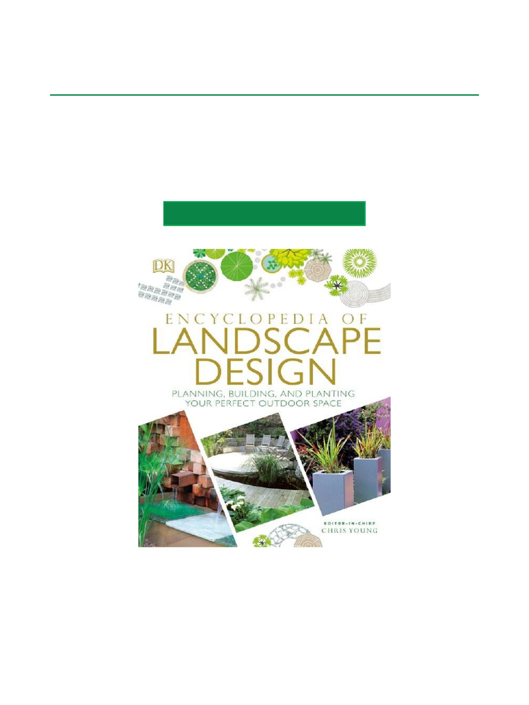 Landscape Design Encyclopedia Download | PDF
