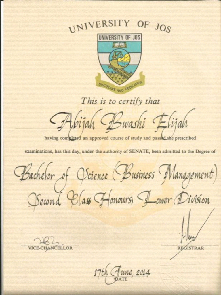 Degree Cert PDF | PDF