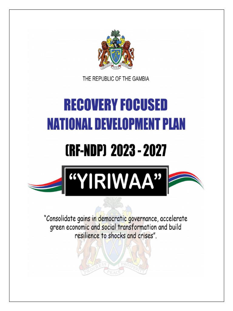 Recovery Focused National Development Plan RF NDP 2023 2027 | PDF ...