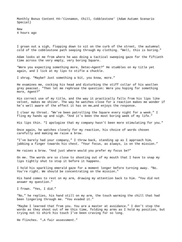 Adam Autumn Scenario Special | PDF