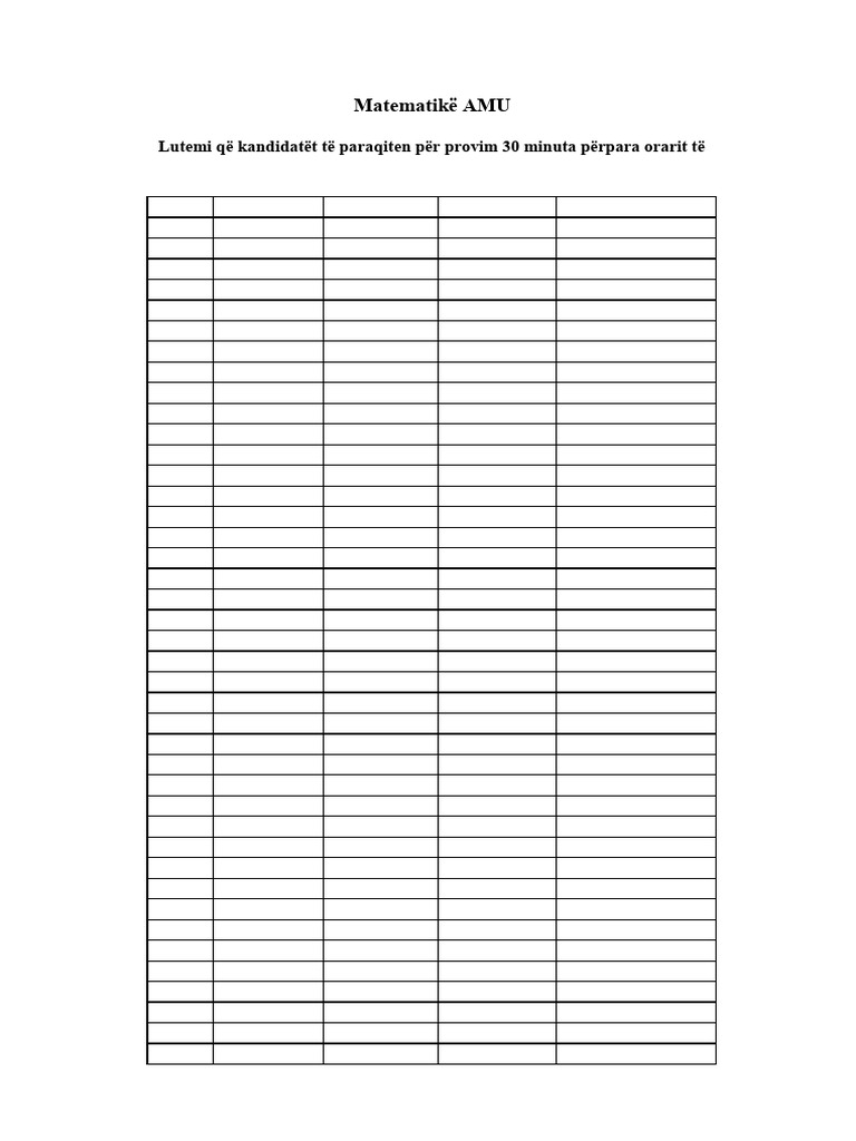 Exam Schedule for Candidates | PDF