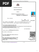 SC/ST Certificate Format for SSC | PDF | Government Of India | Government