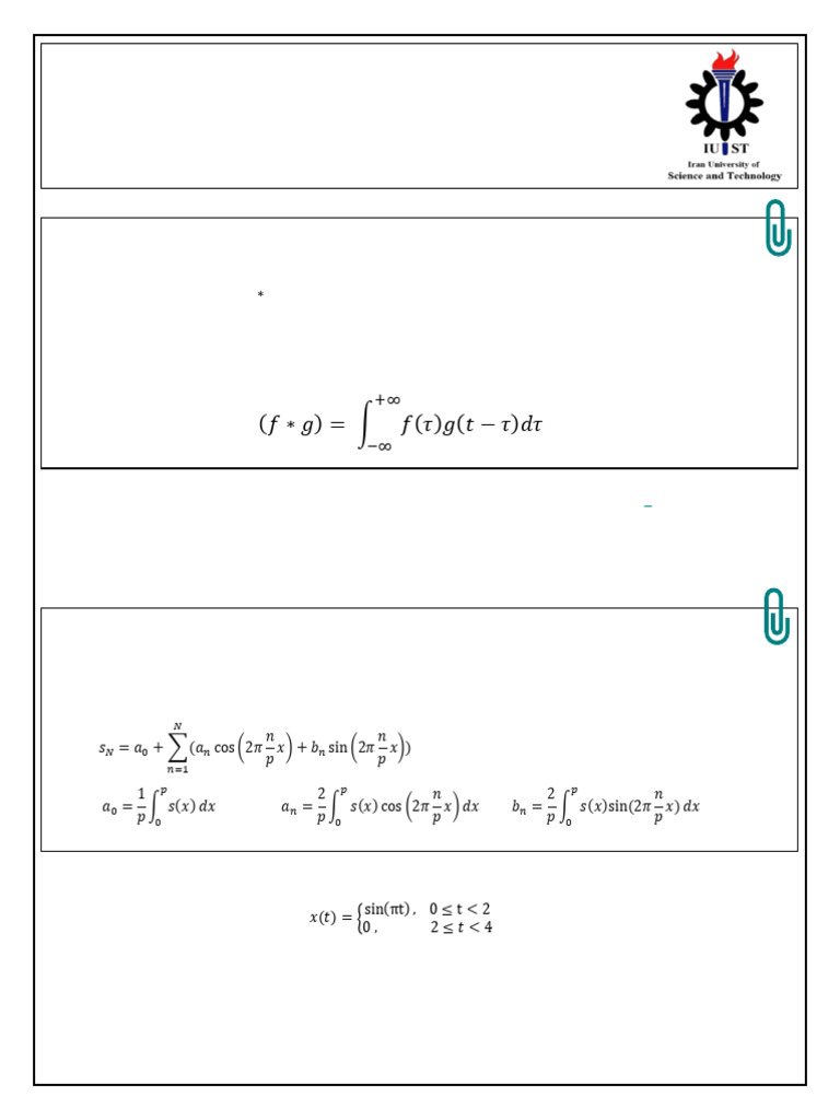 MATLAB Simulation Series 1 Exercise | PDF | Convolution | Trigonometric Functions