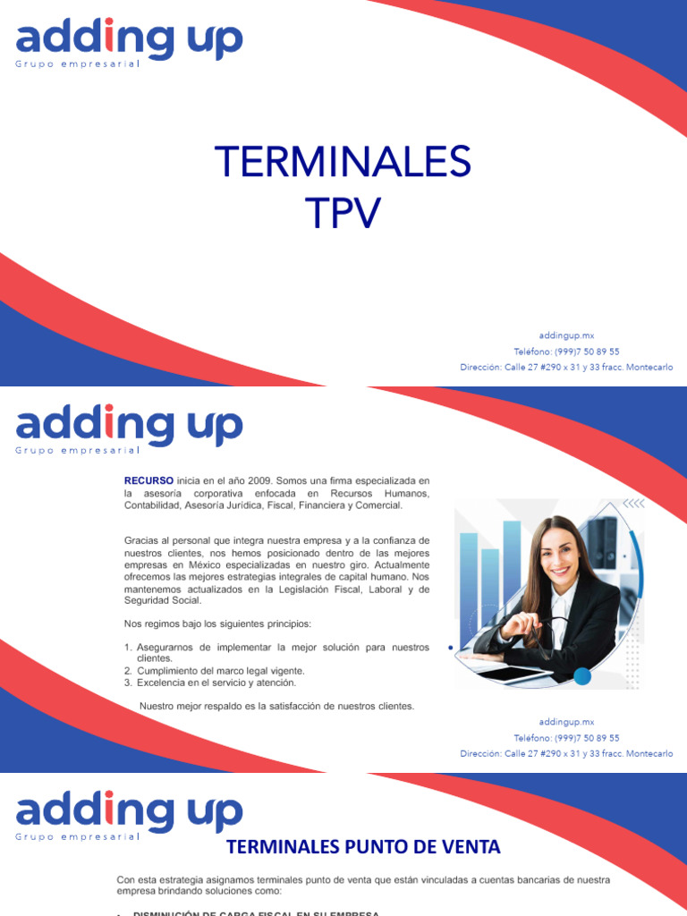 Presentación Recurso Terminales 2022 TPV | PDF | Industrias de servicio | Business