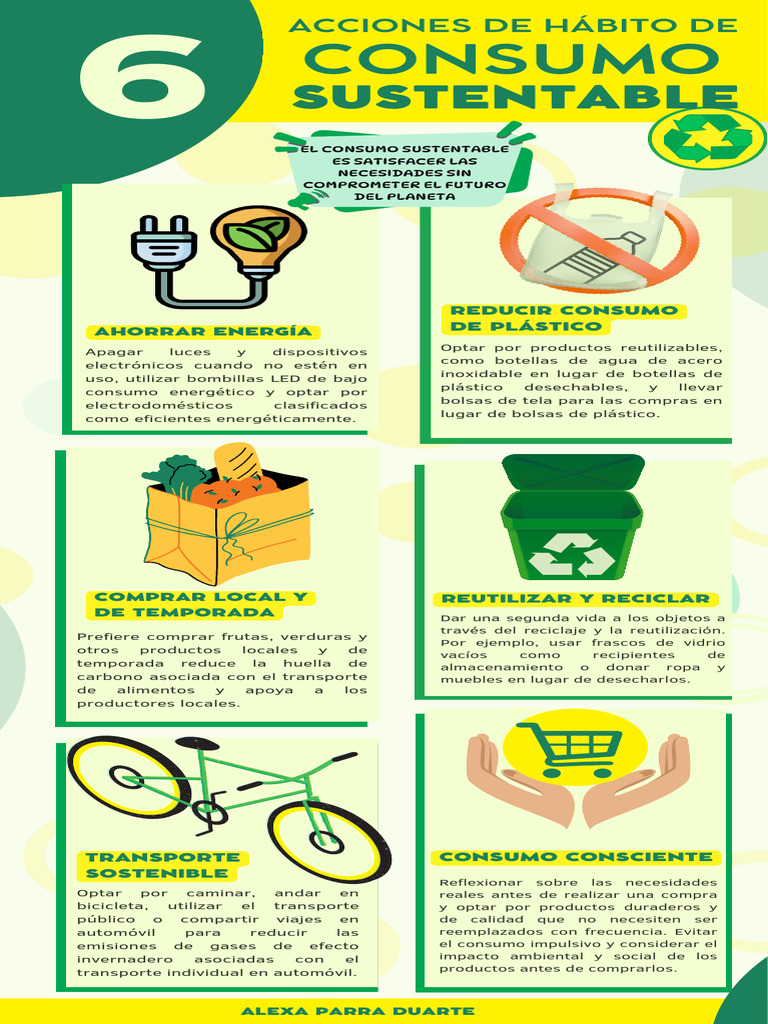Infografía Consumo Sustentable Pdf